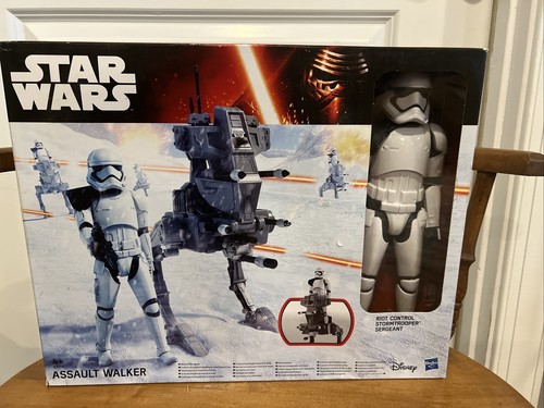 Hasbro Star Wars Assault Walker Riot Control Stormtrooper Sergeant NIB ...