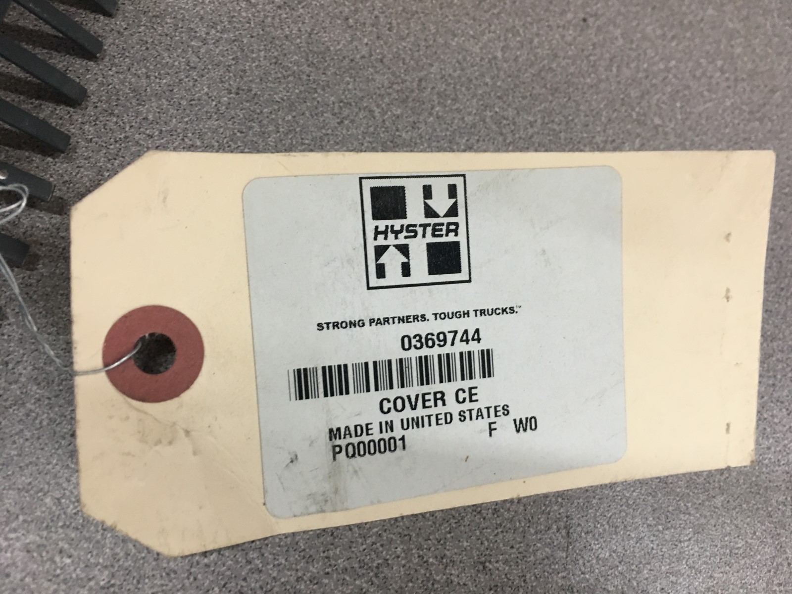 NEW NO BOX HYSTER COVER 0369744 | eBay