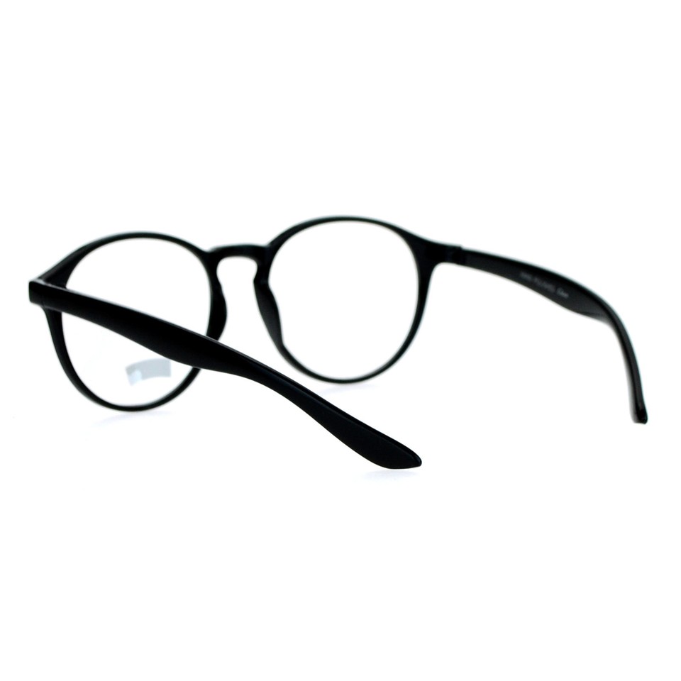 Clear Lens Eyeglasses Round Keyhole Fashion Glasses Frame UV 400 | eBay