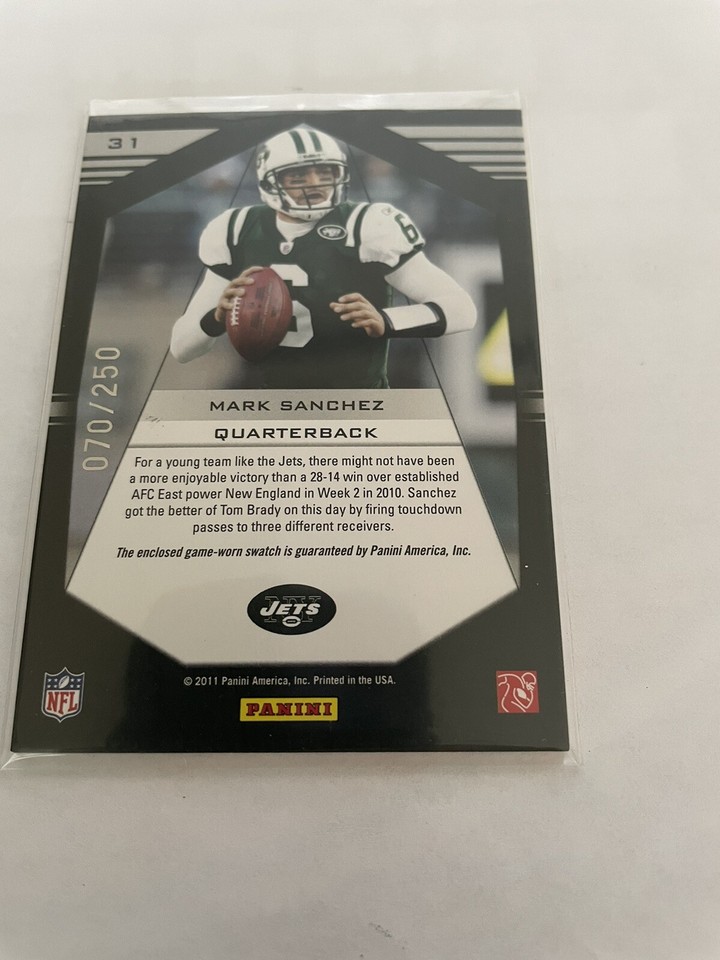 2011 Panini Prestige Stars of the NFL Mark Sanchez (70/250) | eBay