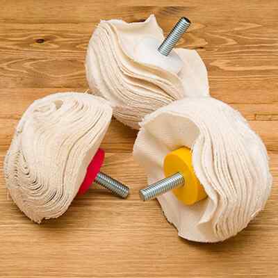 BEALL Bowl Buff Set w/ Extender 4 3 & 2" Buffs For Wood Working Wood ...