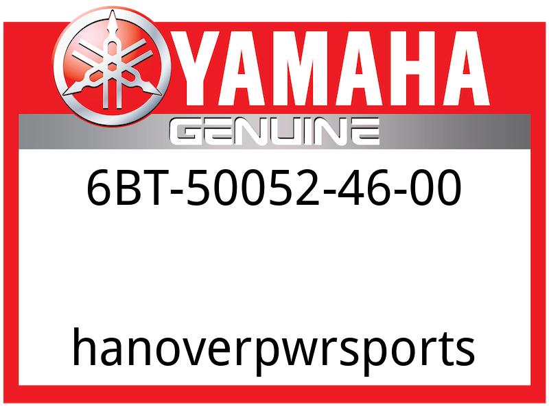 Yamaha OEM Part 6BT-50052-46-00 | eBay