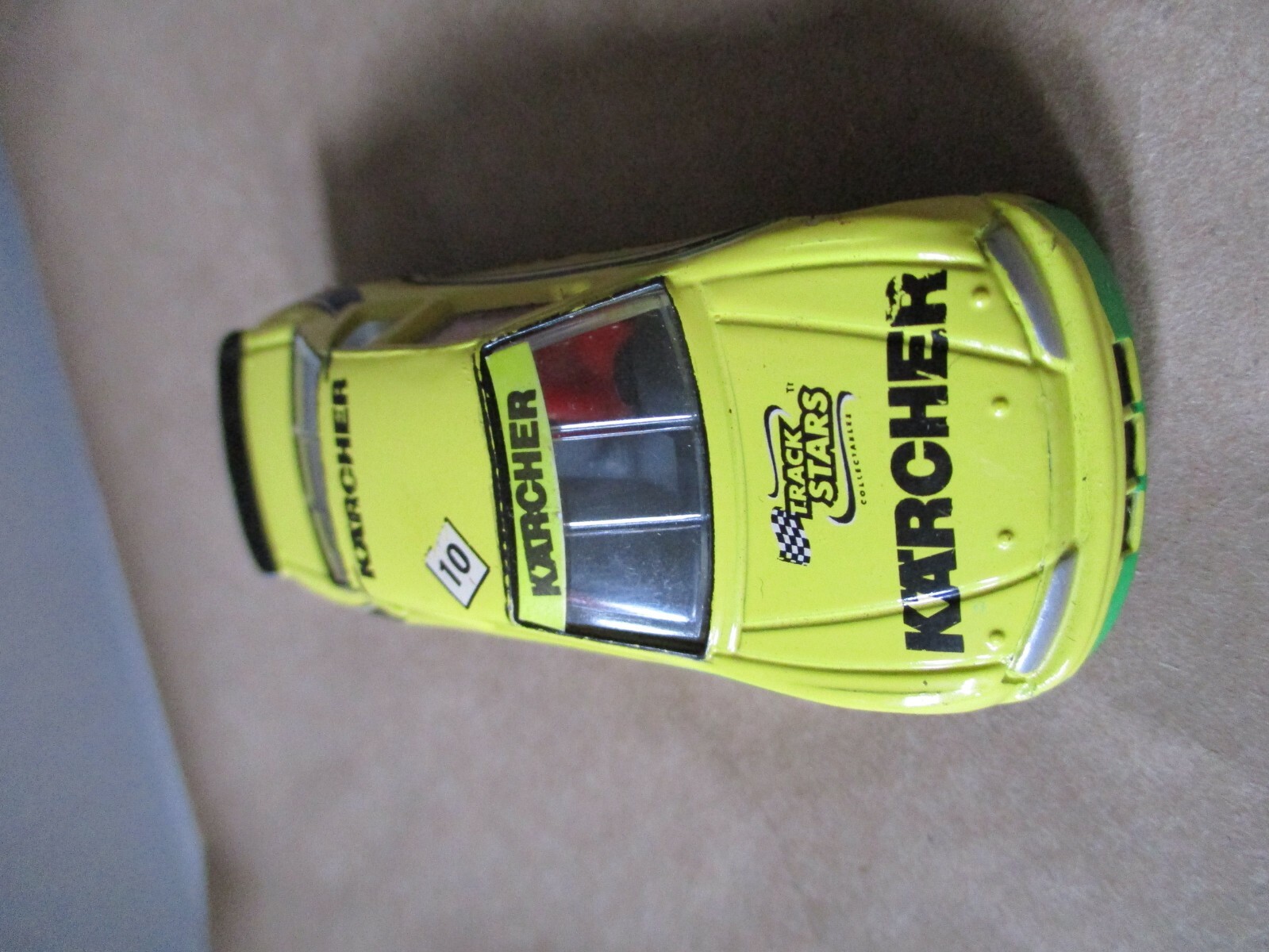 Vintage Track stars Race car Karcher sponsor toy car die cast metal Exc ...