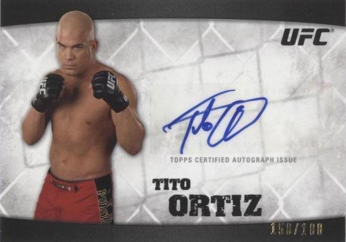 2010 Topps UFC Knockout - Fighter Autographs Tito Ortiz #A-TO /188 (AU ...