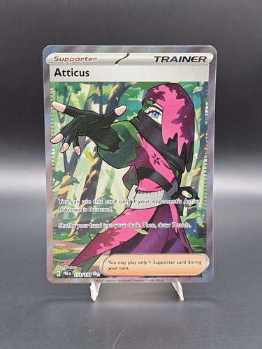 Pokemon Atticus 133/131 Sv: Prismatic Evolutions Full Art Trainer | eBay
