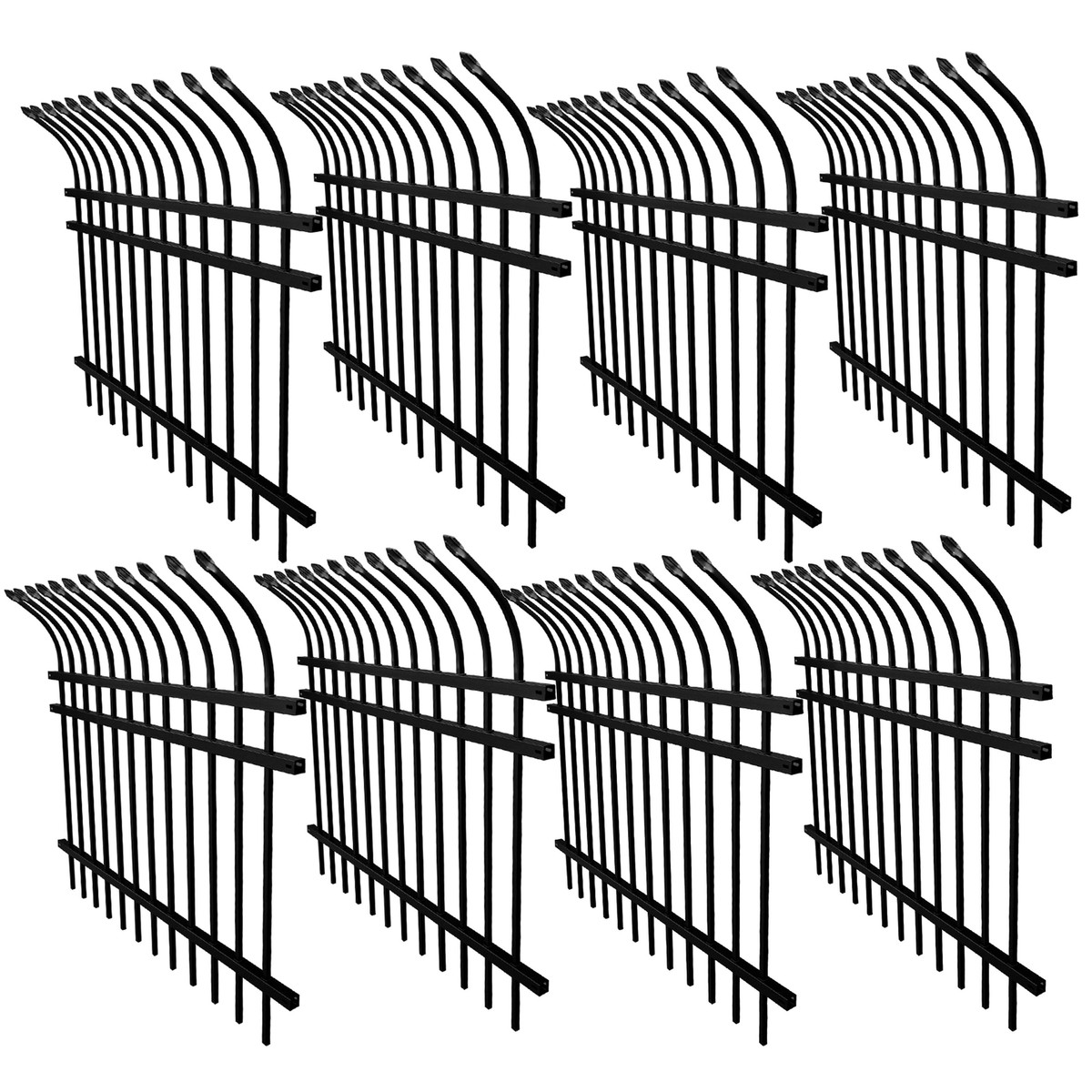 Curved Wrought Iron Fence Panels Wrought Iron Fencing In East Texas