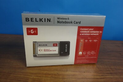 Belkin Wireless G Notebook Card P57462-F F5D7010 - NEW SEALED BOX | eBay