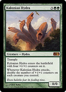Magic the Gathering MtG 2014 Core Set Mythic Rare Kalonian Hydra #181 ...