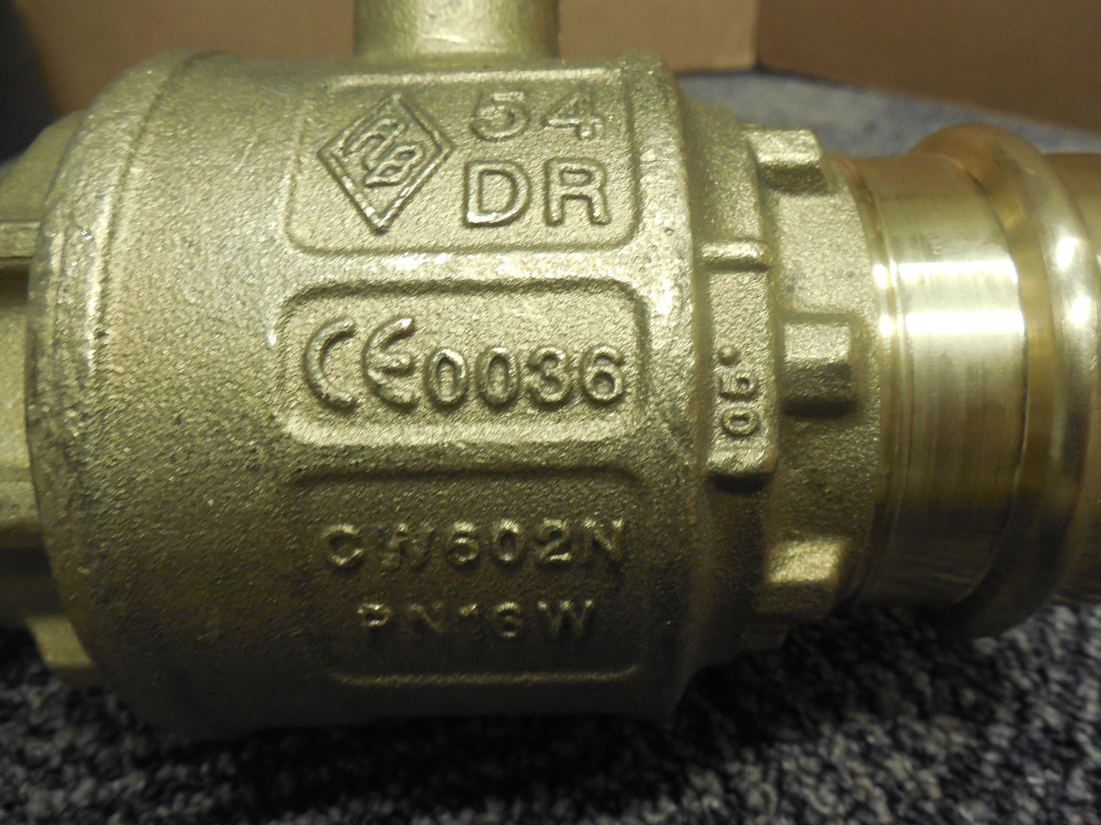 RB EURO-PRESS 54dr 2" LONG STEM brass WATER BALL VALVE 600WOG CW602N ...
