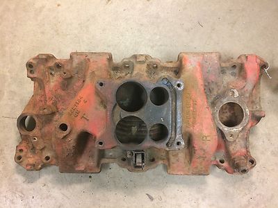 1960s Chevy GM 5.7 SBC 3827184 4bbl Intake Manifold Cast Iron ...