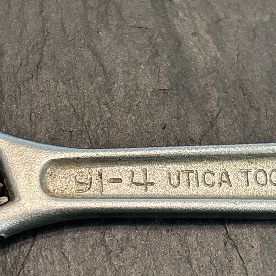 Utica Tools USA Adjustable Small Wrench 4” Vintage Rare 91-4 | eBay