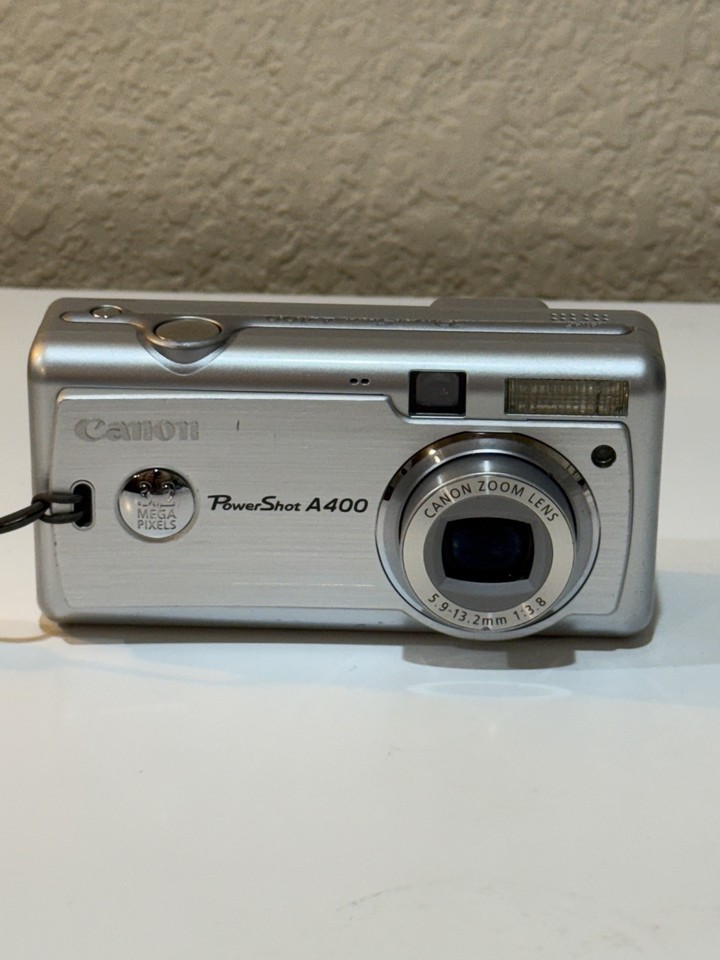 CANON PowerShot A400 3.2MP *Vintage* Digital Camera w/card -Tested ...