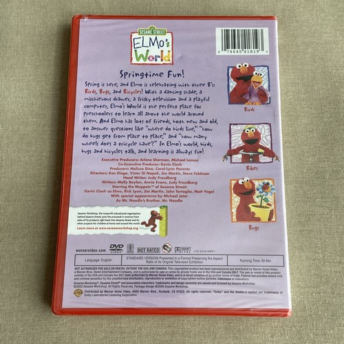 Elmo's World Springtime Fun (DVD 2002 3 Eps NEW) Elmo Sesame Street ...