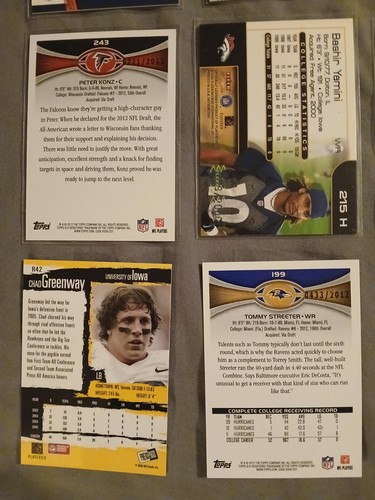 NFL Mixed Rookie Parallel Insert & All Serial Numbered Card Lot (19) | eBay