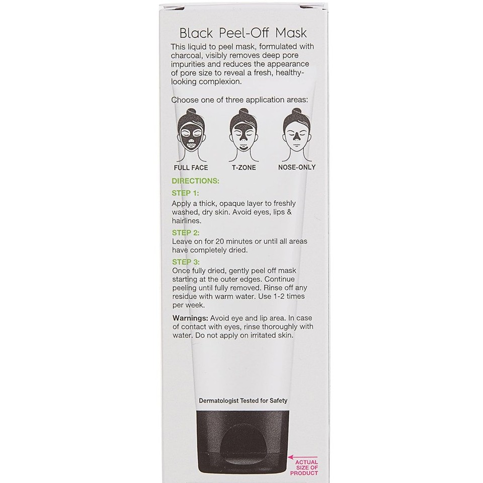 Clean+ Detox Black Peel Off Mask : Clean+ Detoxifying Ploff Mask -Pack ...