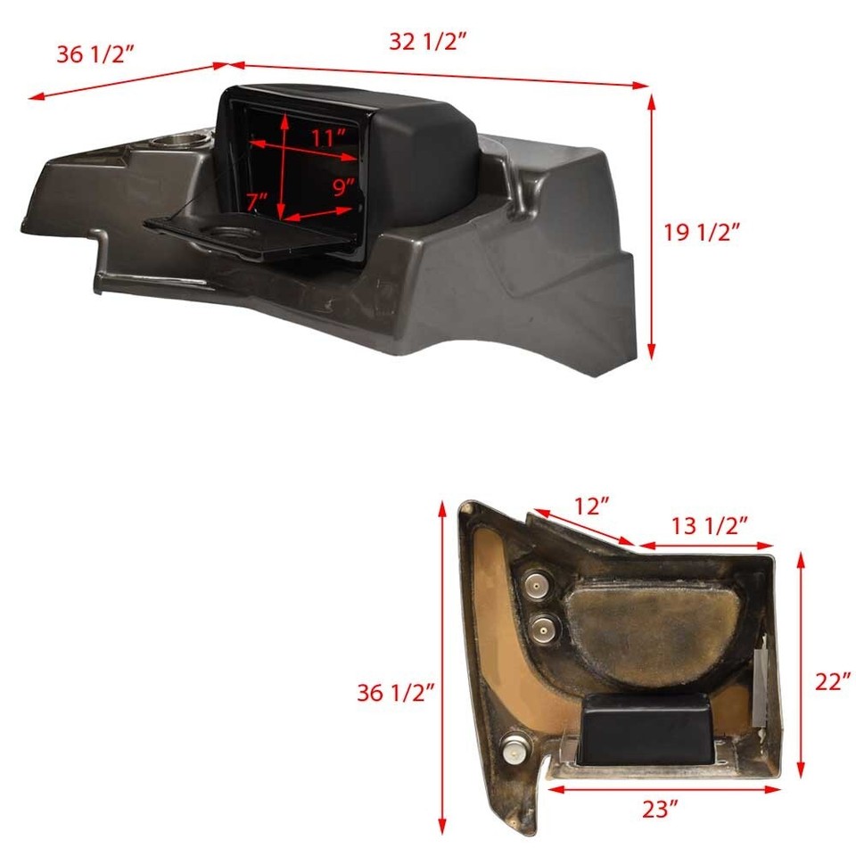 Tracker Boat Dash Console 331928 / 331929 | Port Starboard (2 PC) Chip ...