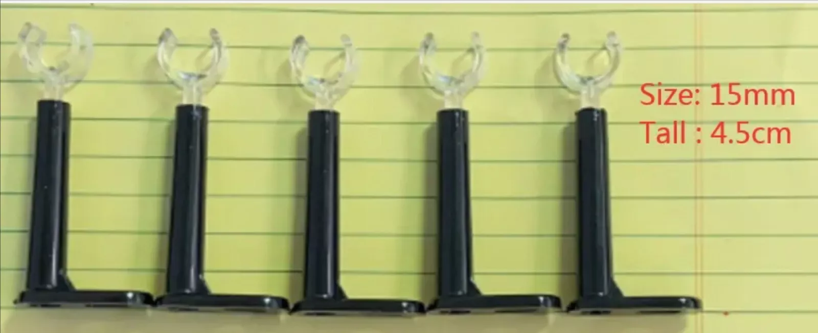 Lots Of 10 pcs Neon Sign Tube Supports/Stands Loaded 15mm∅ X 45mm Tall ...