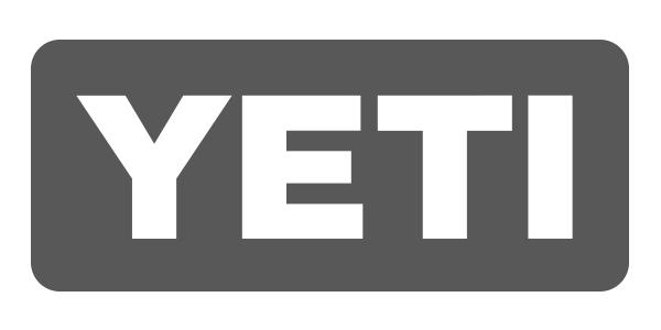YETI LOGO DECAL - 2 DECALS - Cooler Window Bumper STICKER Car Truck SUV ...