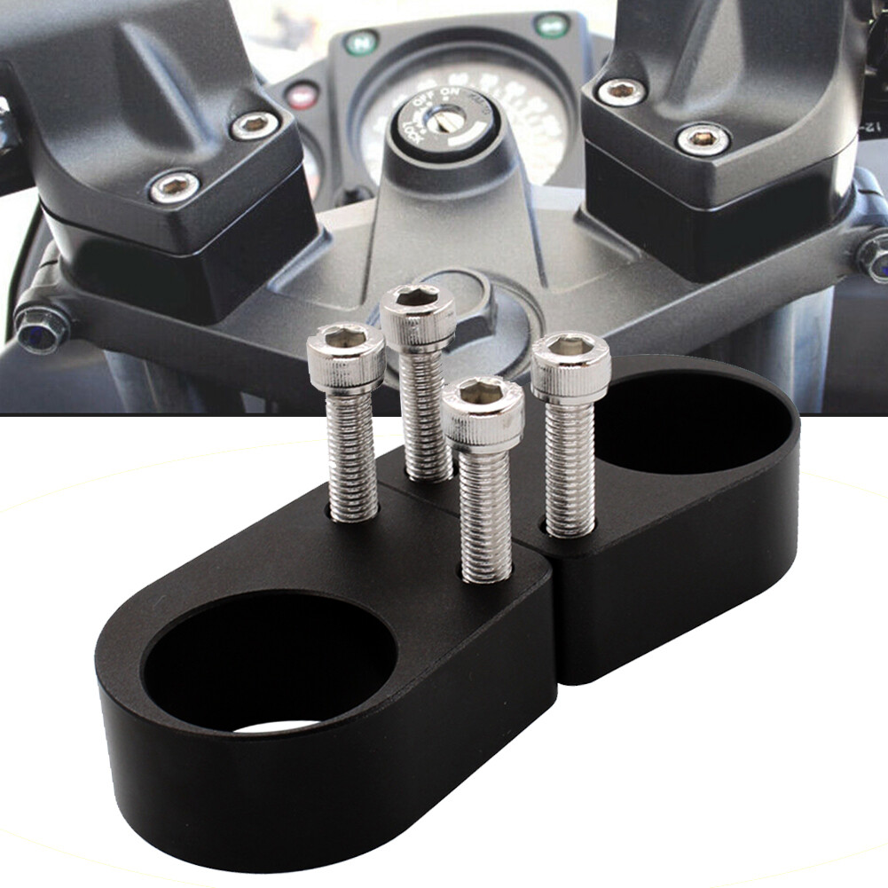 For KAWASAKI Ninja EX250 / 250R 2008-2019 Black Handlebar Risers Bar ...
