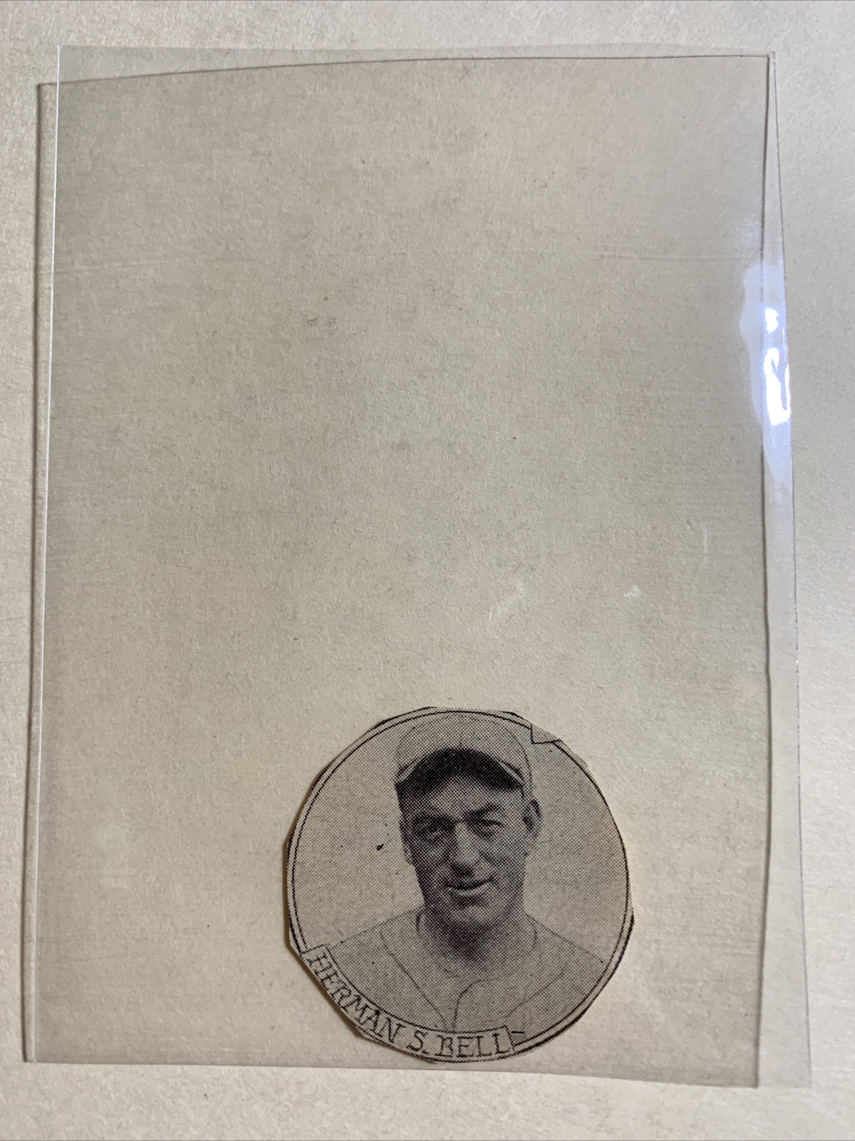 Herman Bell 1924 Spalding Baseball Panel St. Louis Cardinals RARE! | eBay