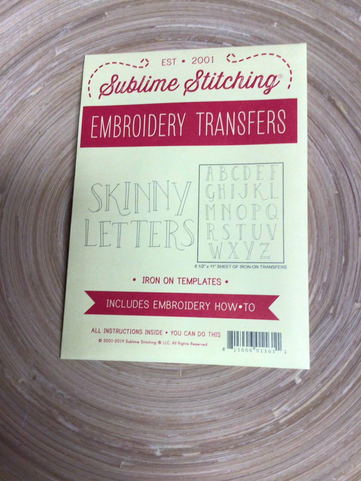 Sublime Stitching Embroidery Pattern Alphabet Your Choice of One | eBay