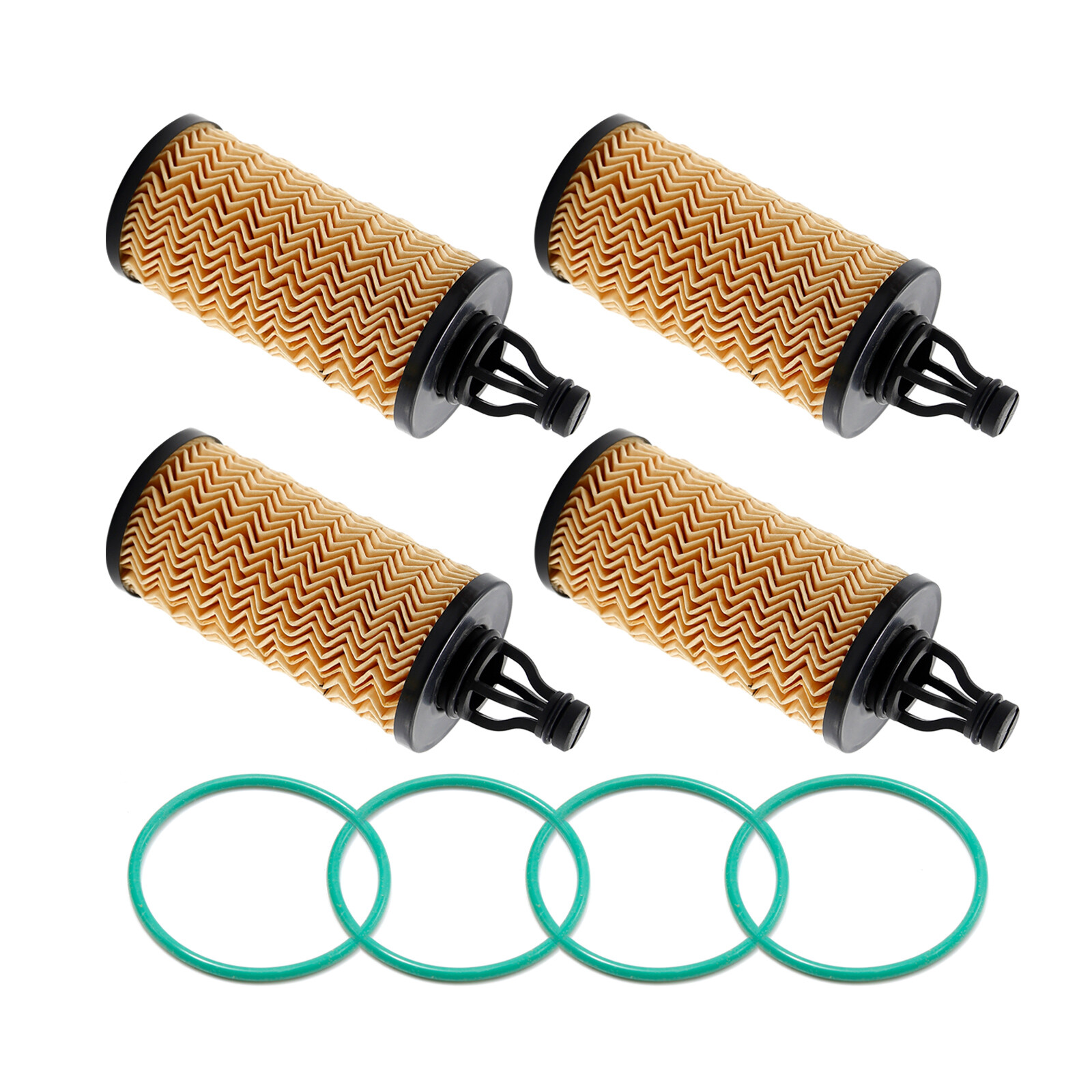 4Pcs Oil Filter 000311401 for Maserati Ghibli Quattroporte Levante 3.0L ...