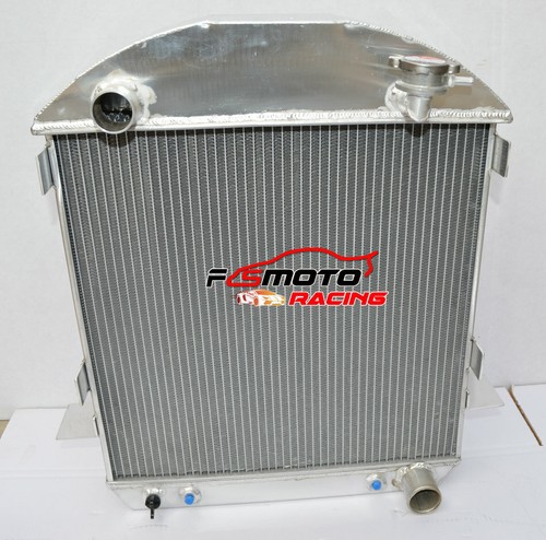 3 Row Aluminum Radiator For 1917-1927 Ford Model T-Bucket With Chevy V8 ...