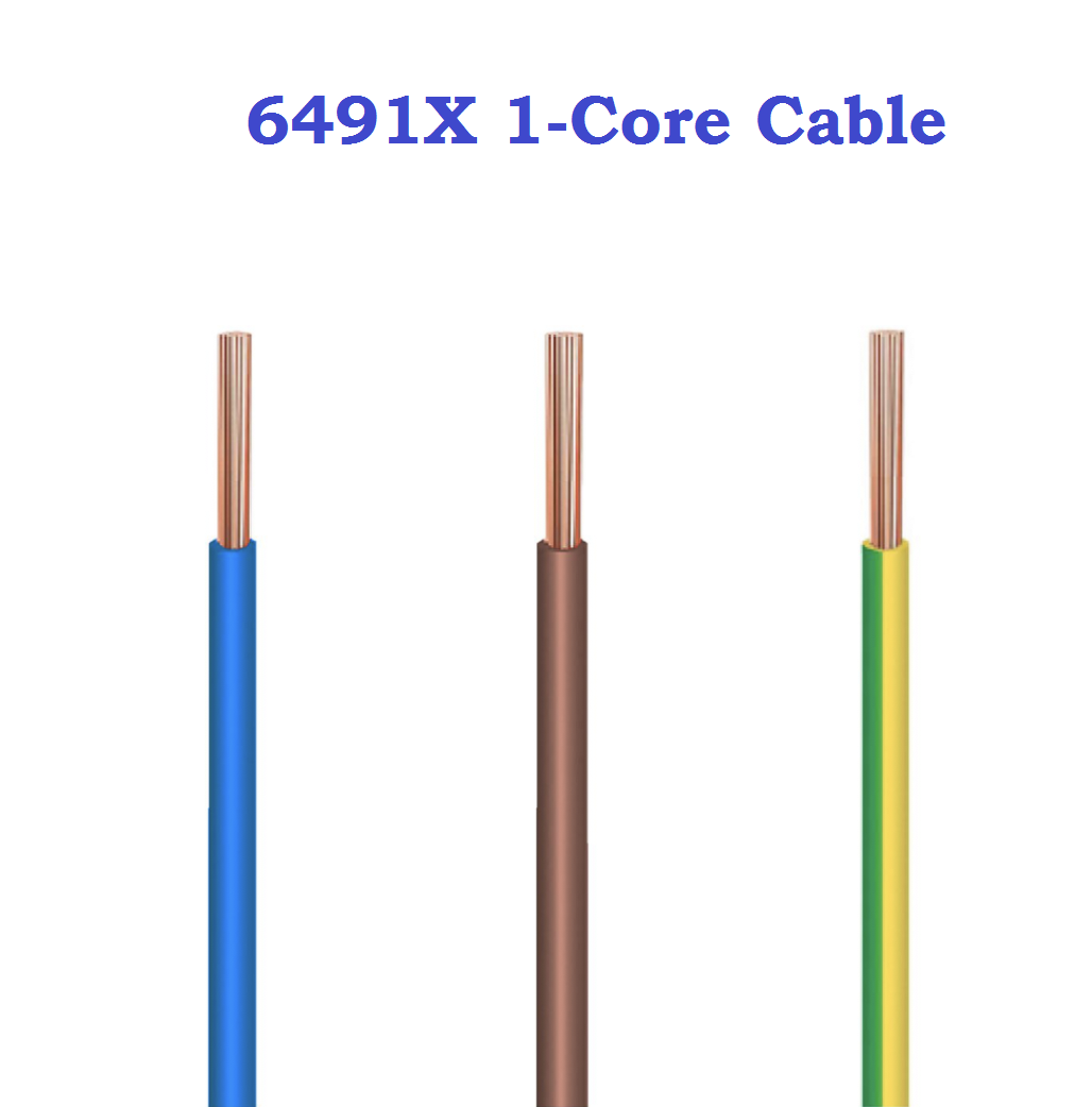 6491X 1CORE ELECTRICAL CABLE SINGLE WIRE INSULATED CUT LENGTH 1.5/2.5/4 ...