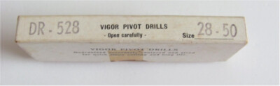 Watchmaker's Tool-Vigor Pivot Drills DR-528, Size 28-50 | eBay