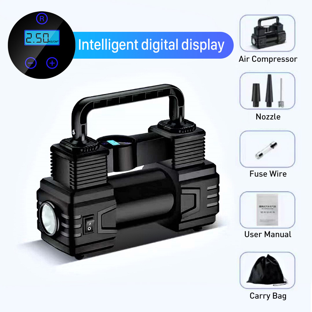 Heavy Duty 150PSI Portable Car Air Compressor Tire Inflator Auto Tyre ...