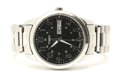 TIMEX South Street Sport 36mm Men's Watch T2M932 NEEDS Battery Bad Band ...