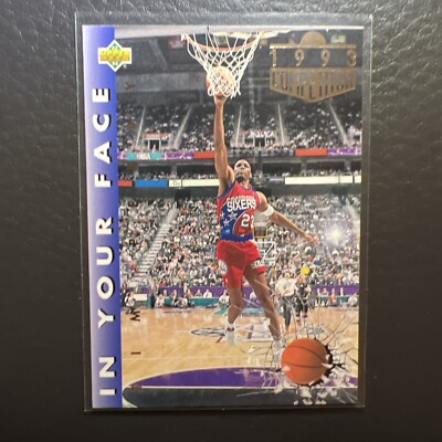 1992-93 Upper Deck In Your Face Tim Perry Philadelphia 76ers #450 | eBay