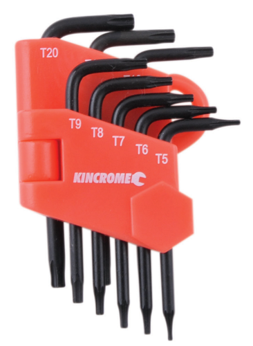 KINCROME 8 piece Compact Mini Tamperprpoof TORX Hex Key Wrench Set ...