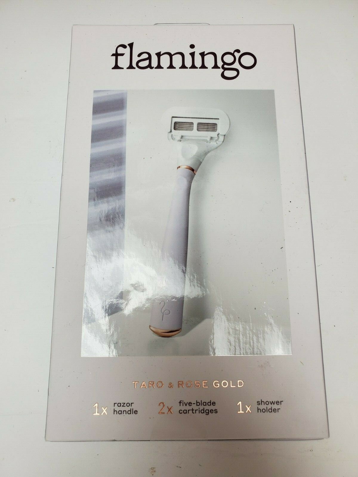 Flamingo Womens 5-Blade Razor With Replacement Shaving Blade Cartridge ...