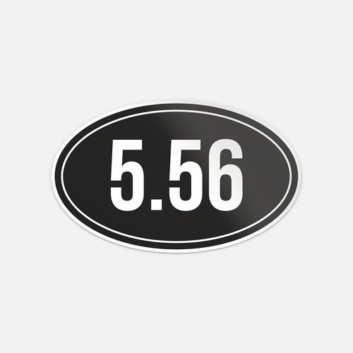 5.56 Second Amendment Car Bumper Vinyl Sticker Decal | eBay