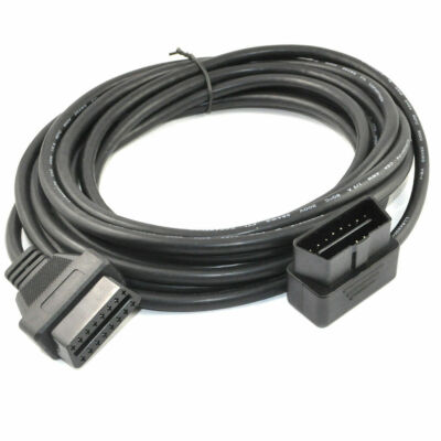 5M 16 Feet OBD2 II 16 Pin Male to Female Diagnostic Scanner Tool ...