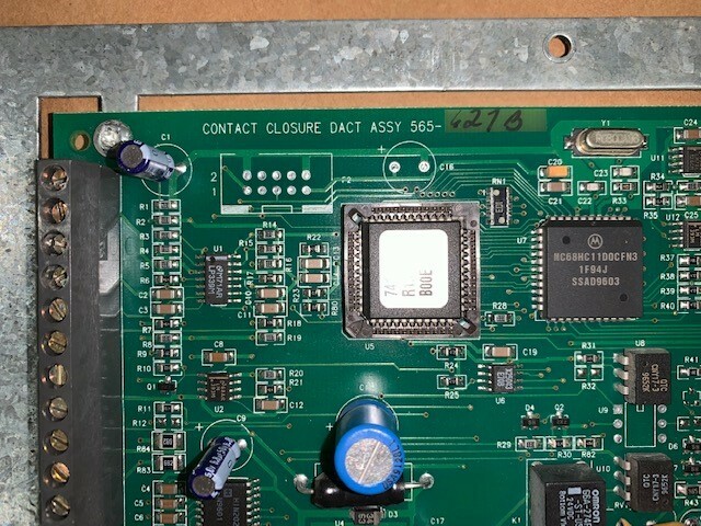 SIMPLEX 565-627 "B" R1.02 CONTACT CLOSURE DACT 4020 (1 YEAR PROTECT ...