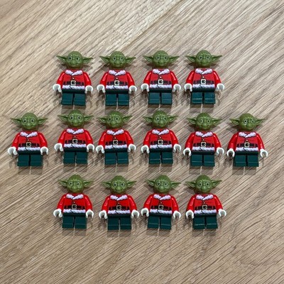 LEGO Star Wars Minifigure Lot 14x Santa Yoda Christmas Exclusive ...