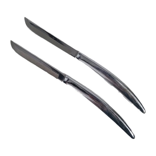 2 Vintage Steak Knives SALADMASTER Cutlery #400 Made In USA Heavy Duty ...