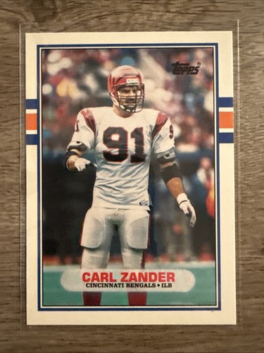 Carl Zander 1989 Topps Traded #117T Cincinnati Bengals | eBay
