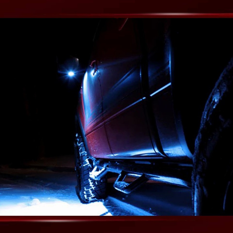Ice Blue LED Puddle Lights For Ford Taurus Edge Flex F150 Side Mirror ...