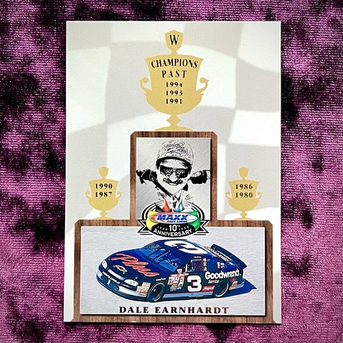 RIP Dale Earnhardt 1998 Upper Deck Champions Past Insert NASCAR Racing ...