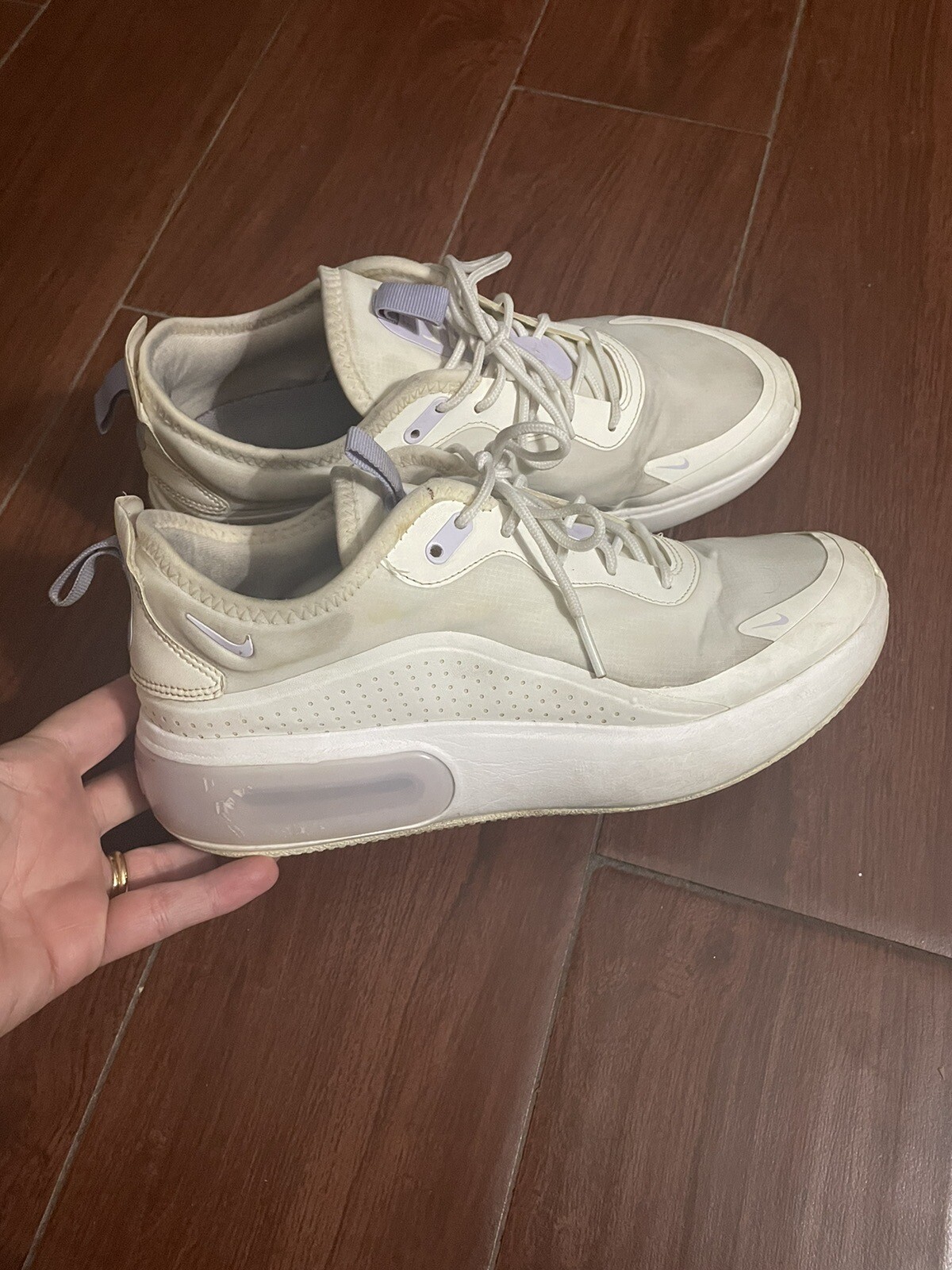 Nike Air Max Dia Shoes Womens Sz 9.5 White Trainers Sneakers | eBay