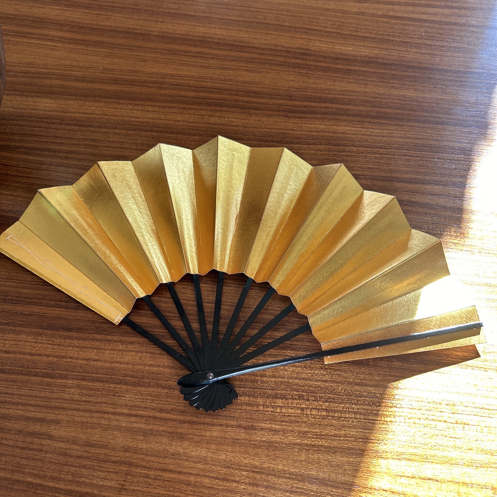 Japan Japanese , Folding Fan Traditional , Gold &Silv… - Gem