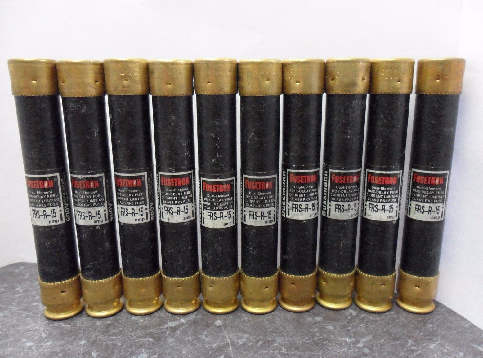Nice Lot Bussmann FRS R 15 Amp Fuses Class RK5 600 Volt | eBay