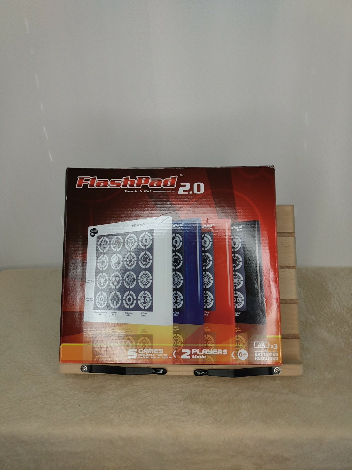 FlashPad 2.0 Touch N Go White 5 Games On 1 Pad with Box Electronic ...