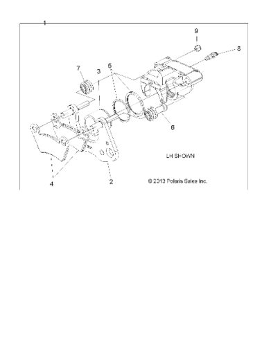Polaris Dual Bore Brake Pad Kit Assembly, 1.375 in, Genuine OEM Part ...