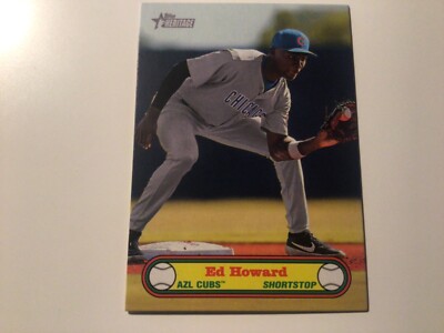 2021 Topps Heritage Minor League Ed Howard Baseball Poster card 002 | eBay