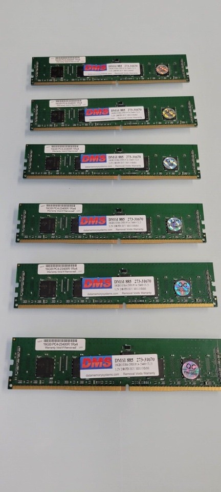 DM61 885 16GB DMS Certified Memory DDR4-2933 (PC4-23400) 2048x72 CL21 1.2v 288 P | eBay