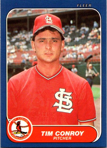 Tim Conroy 1986 Fleer Update #U-29 Baseball Card | eBay